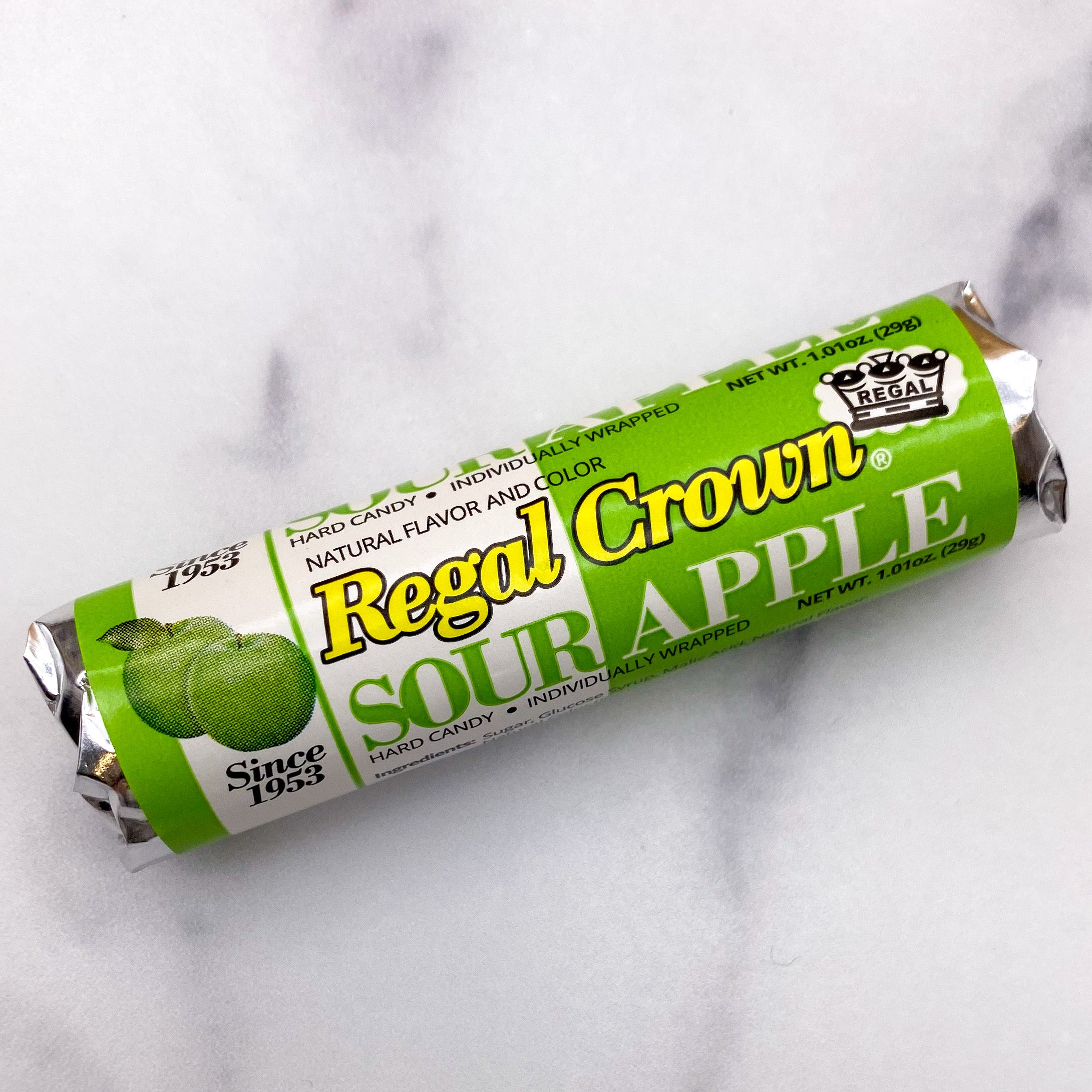 Regal Crown - Sour Apple Roll – Mister Ed's Elephant Museum & Candy ...