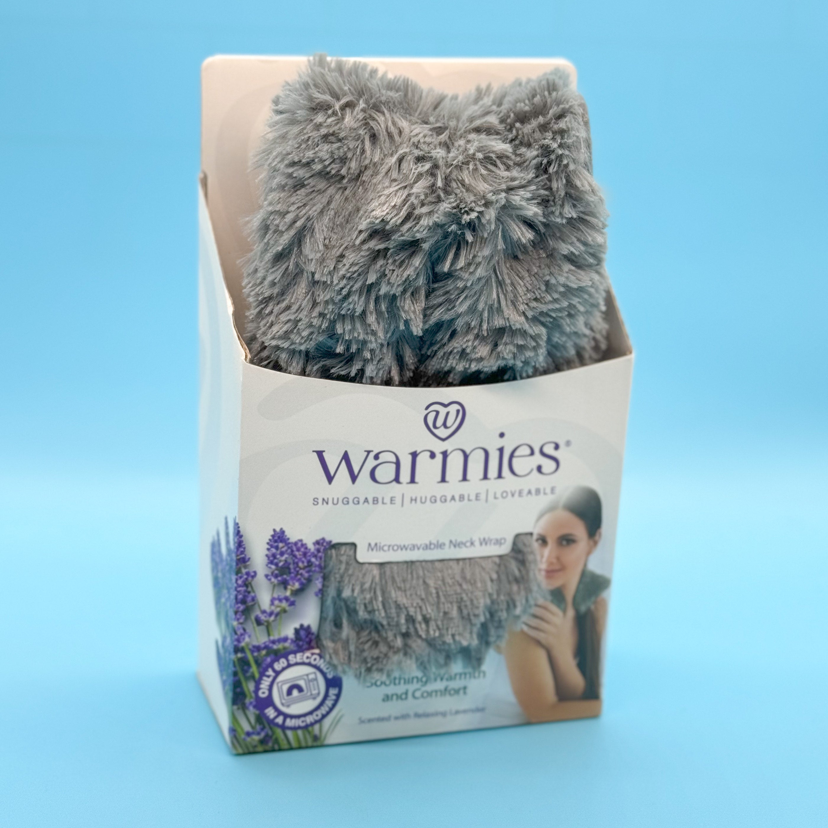 Warmies Neck Wrap - Marshmallow Gray – Mister Ed's Elephant Museum ...
