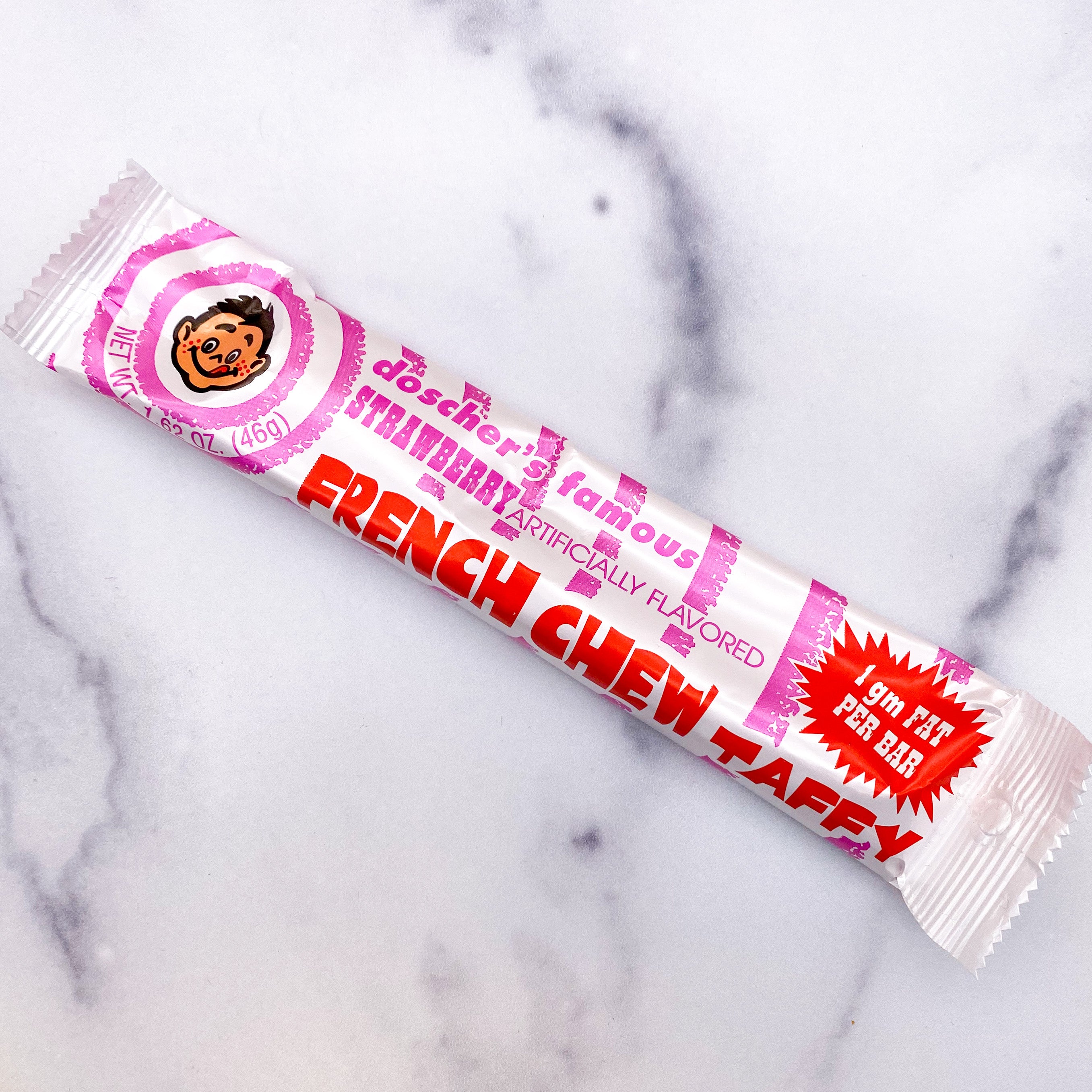 French Chew Taffy - Strawberry – Mister Ed's Elephant Museum & Candy ...