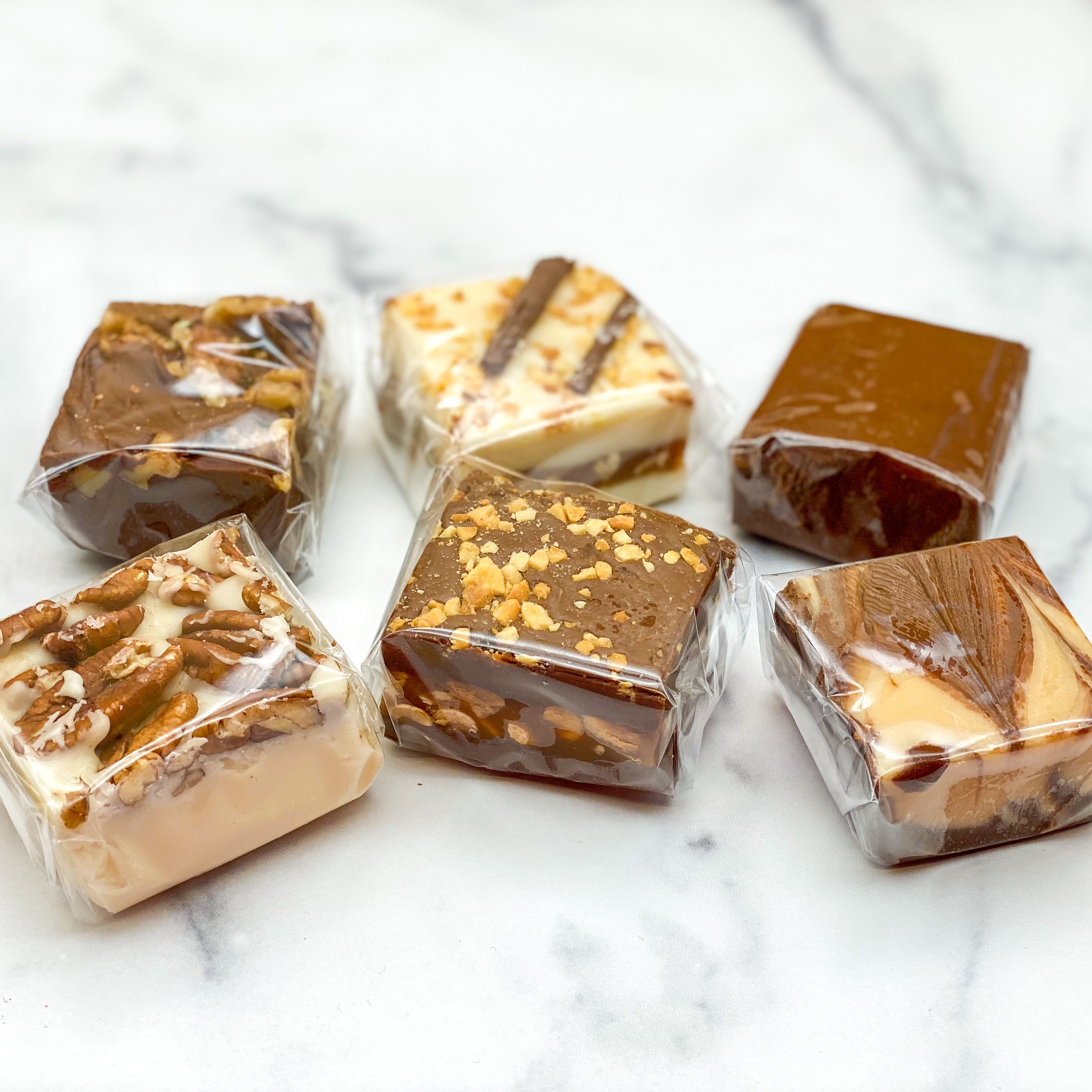 The Nutty One Fudge Sampler Box – Mister Ed's Elephant Museum & Candy ...